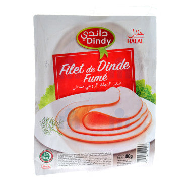 Filet de Dinde Fumé Dindy 80g
