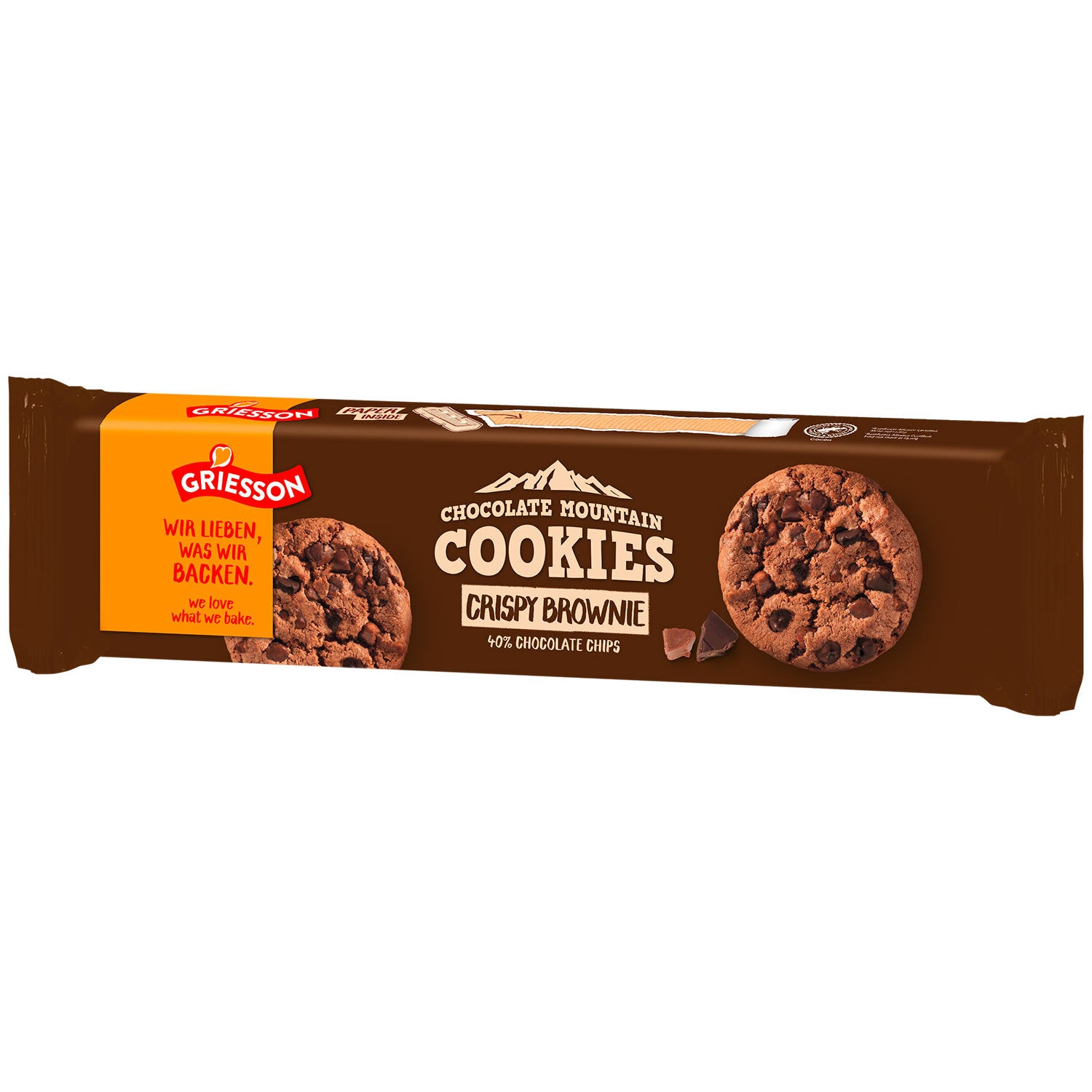 Cookies Chocolat Brownie Croustillant Griesson 150 g – MyMarket.ma