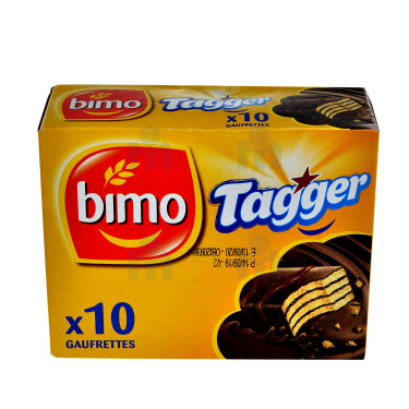 Pack Biscuit Gaufrette Tagger au Cacao Bimo 10x24 g