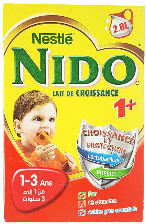 Nido Lait De Croissance 1+ Nestlé 400g