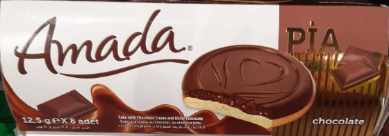 SPONGE AMADA PIA CHOCOLATE 100G