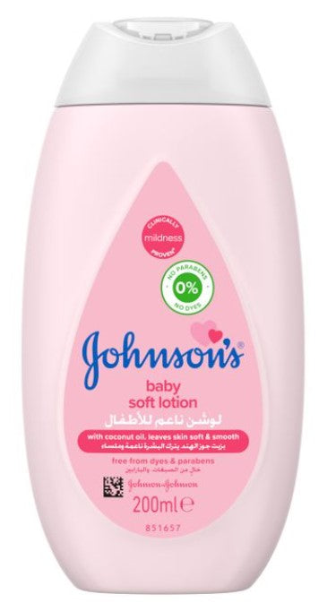 Lait de Toilette Soft Johnson's 200ml